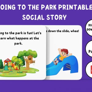 Going to the Park Social Story | Preschool Social Skills (digital ...