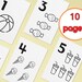 Kids Count and Color Pages | Printable Math Coloring Sheets (digital ...