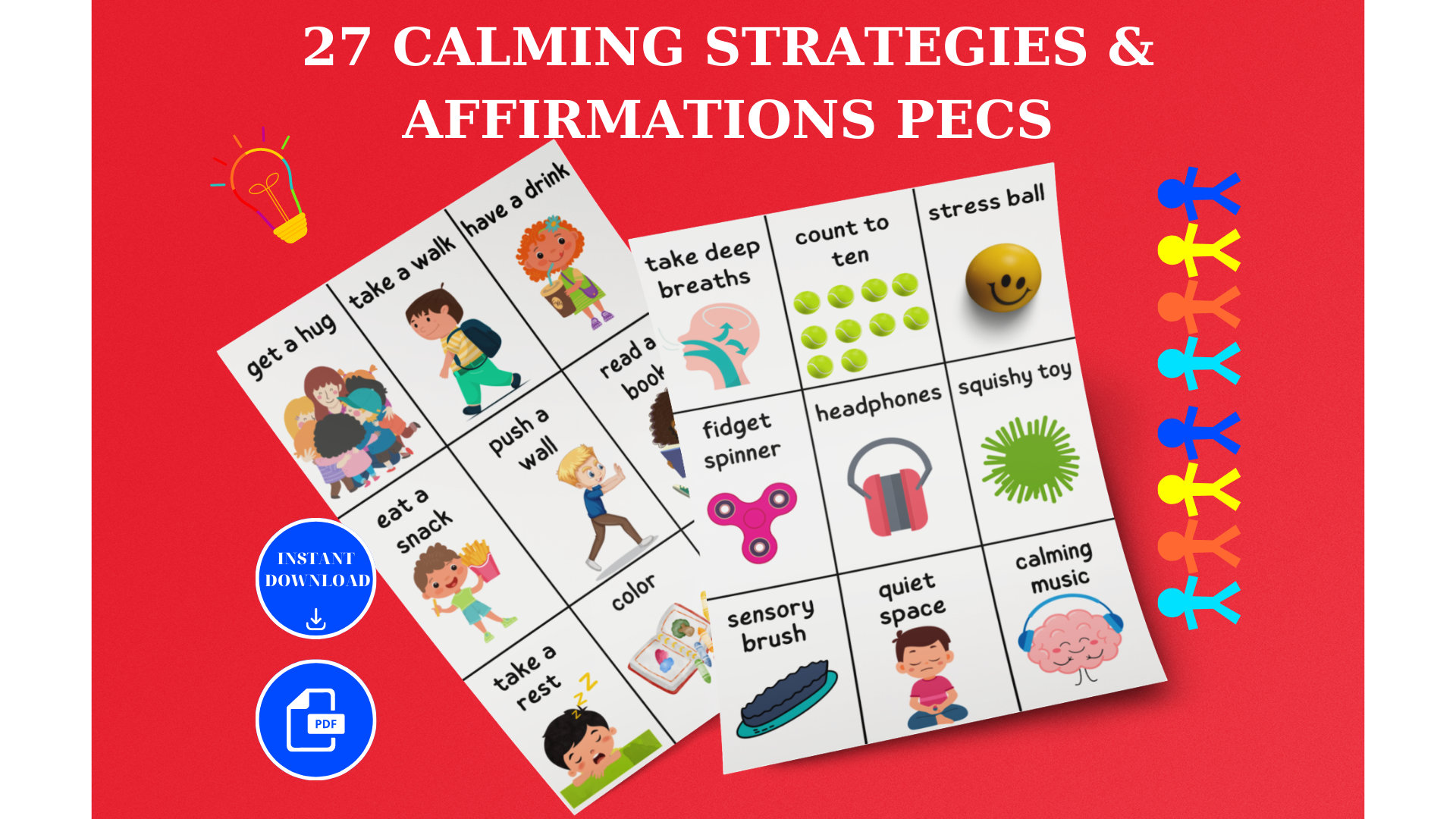 27 Calming Strategies Pecs | Affirmation Pecs | Calming Techniques ...