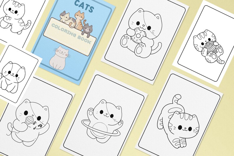 Printable Coloring Pages With Kitt Drawings for Kids | Cat Coloring ...
