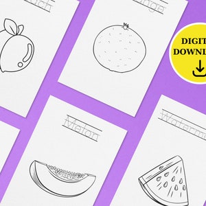 15 Printable Fruit Coloring Pages for Kids Fun Activity Coloring Pages ...