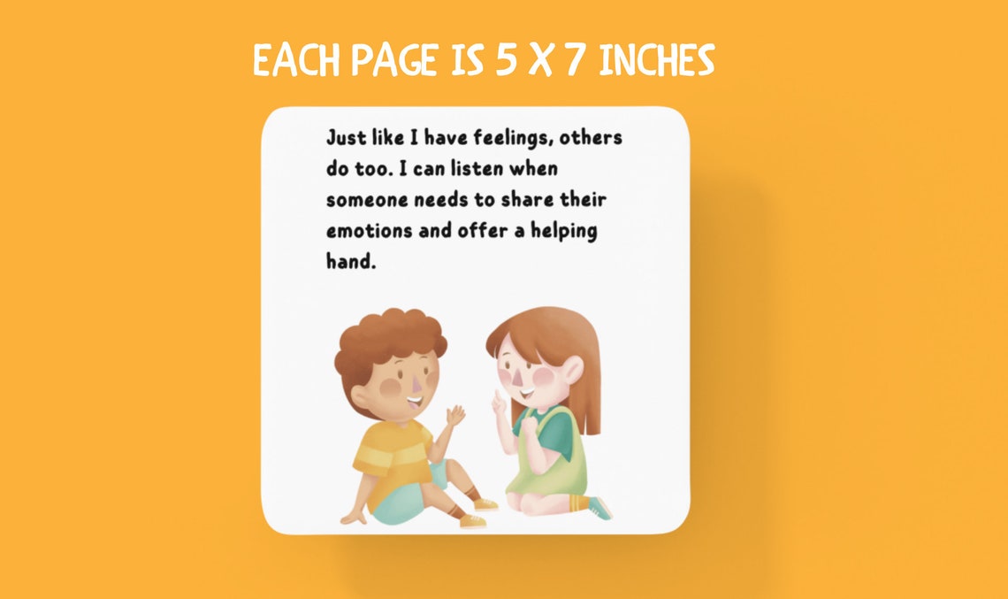 Dealing With Emotions Printable Social Story | Social Story About ...