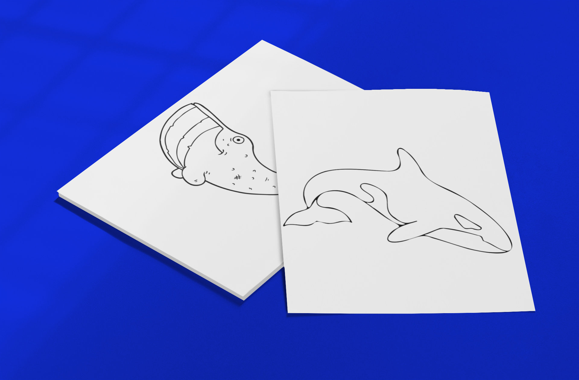 10 Whale Coloring Pages for Kids Instant Download Coloring Sheets Ocean ...