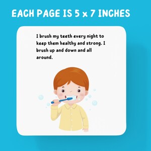 Getting Ready for Bed Printable Social Story for Kids | Going to Bed ...