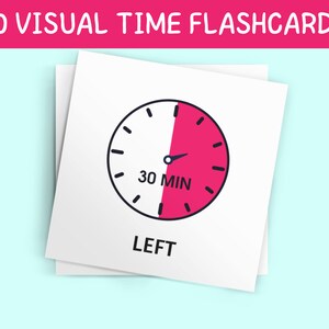 10 Visual Time Countdown Flashcards | Visual Timer Cards for Non Verbal ...