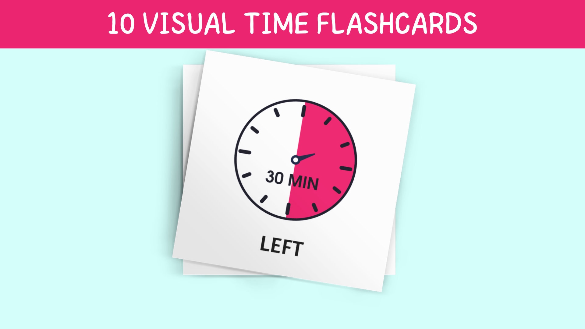 10 Visual Time Countdown Flashcards | Visual Timer Cards for Non Verbal ...
