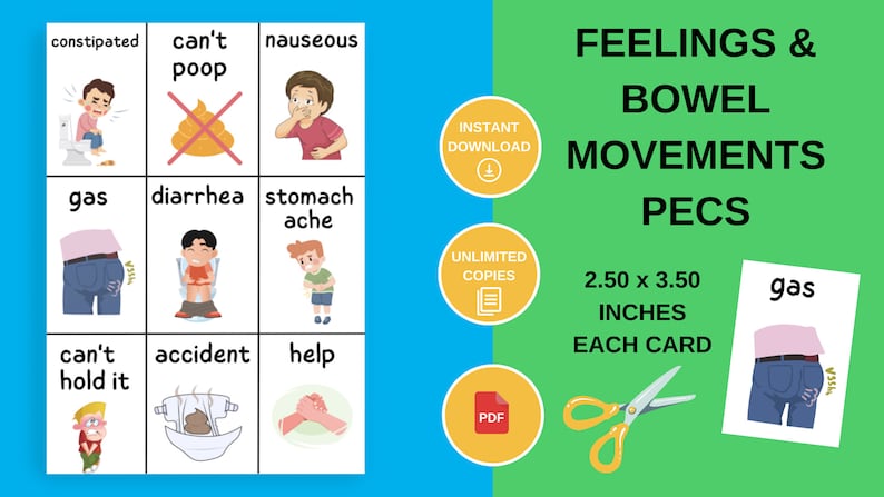 36 Printable Pecs Communication Cards for Potty Training for Boys ...