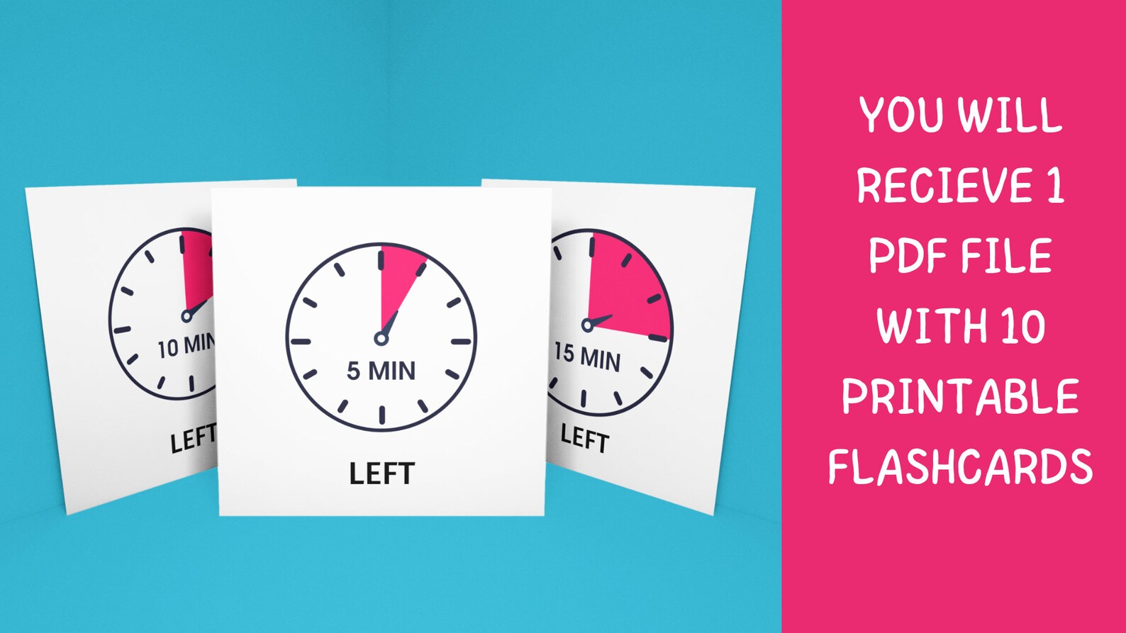 10 Visual Time Countdown Flashcards | Visual Timer Cards for Non Verbal ...