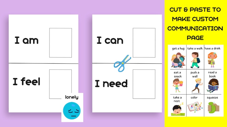 Feelings and Emotions Thermometer & Communication Pecs Cards Emotions ...