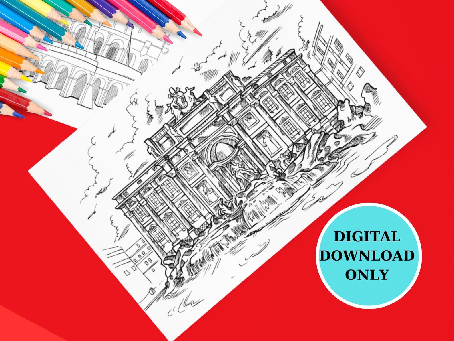 City Coloring Pages for Kids | Fun Activity Book (PDF) - Etsy