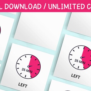 10 Visual Time Countdown Flashcards | Visual Timer Cards for Non Verbal ...