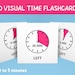 10 Visual Time Countdown Flashcards Visual Timer Cards for Non Verbal ...