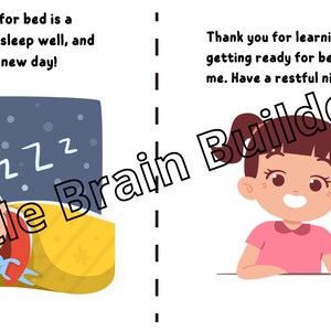 Getting Ready for Bed Printable Social Story for Kids | Going to Bed ...