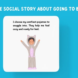 Getting Ready for Bed Printable Social Story for Kids | Going to Bed ...