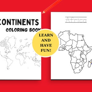 Continent Coloring Sheets World Map Coloring Pages | South America ...
