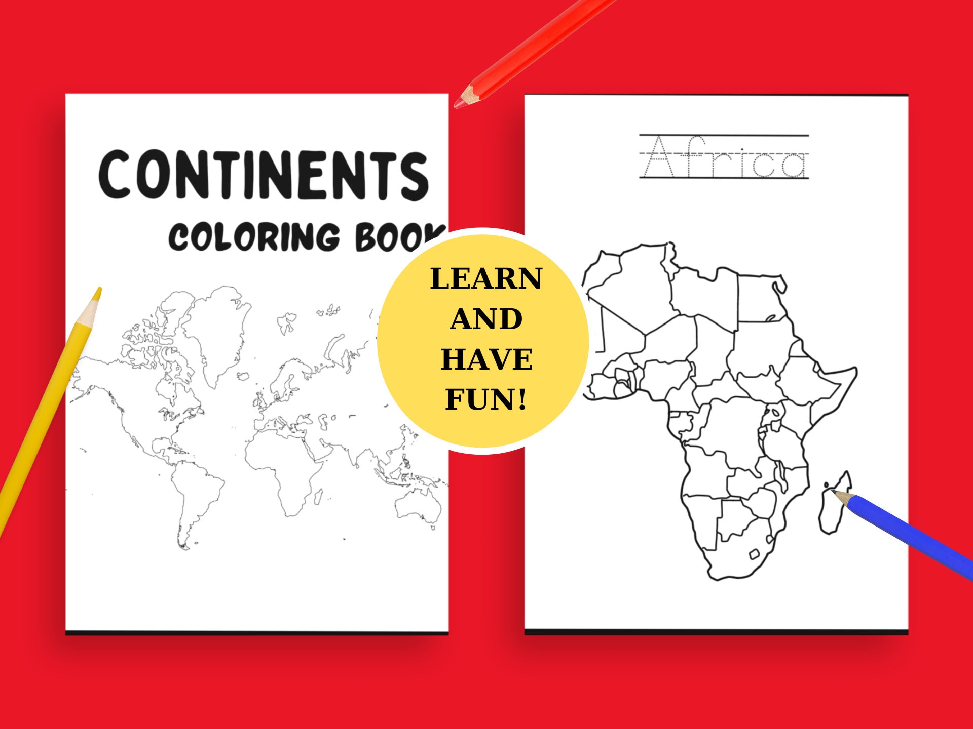 Continent Coloring Sheets World Map Coloring Pages | South America ...