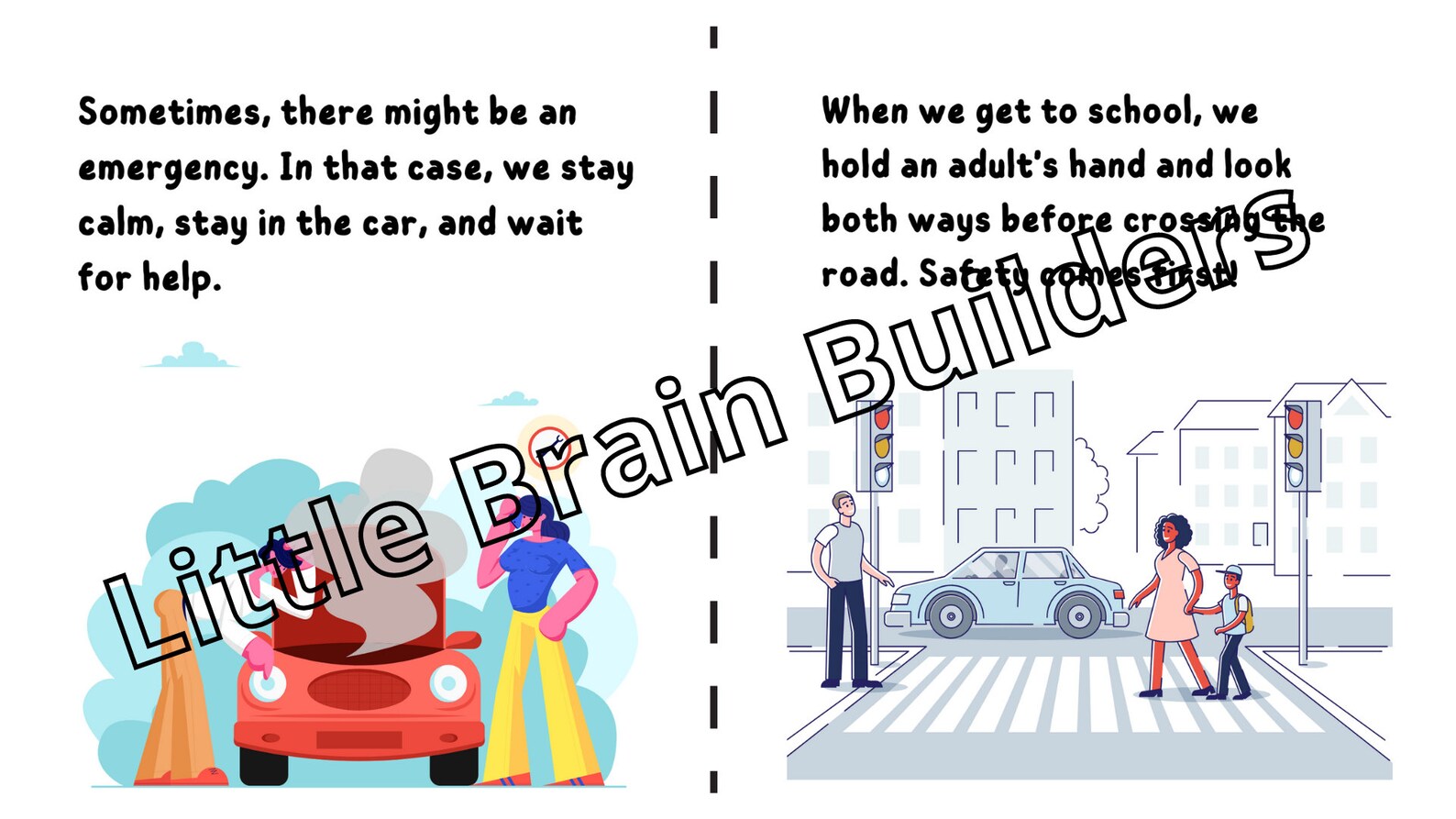 Car Safety Printable Social Story for Kids | Stay Safe in the Car ...