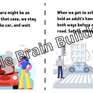 Car Safety Printable Social Story for Kids | Stay Safe in the Car ...