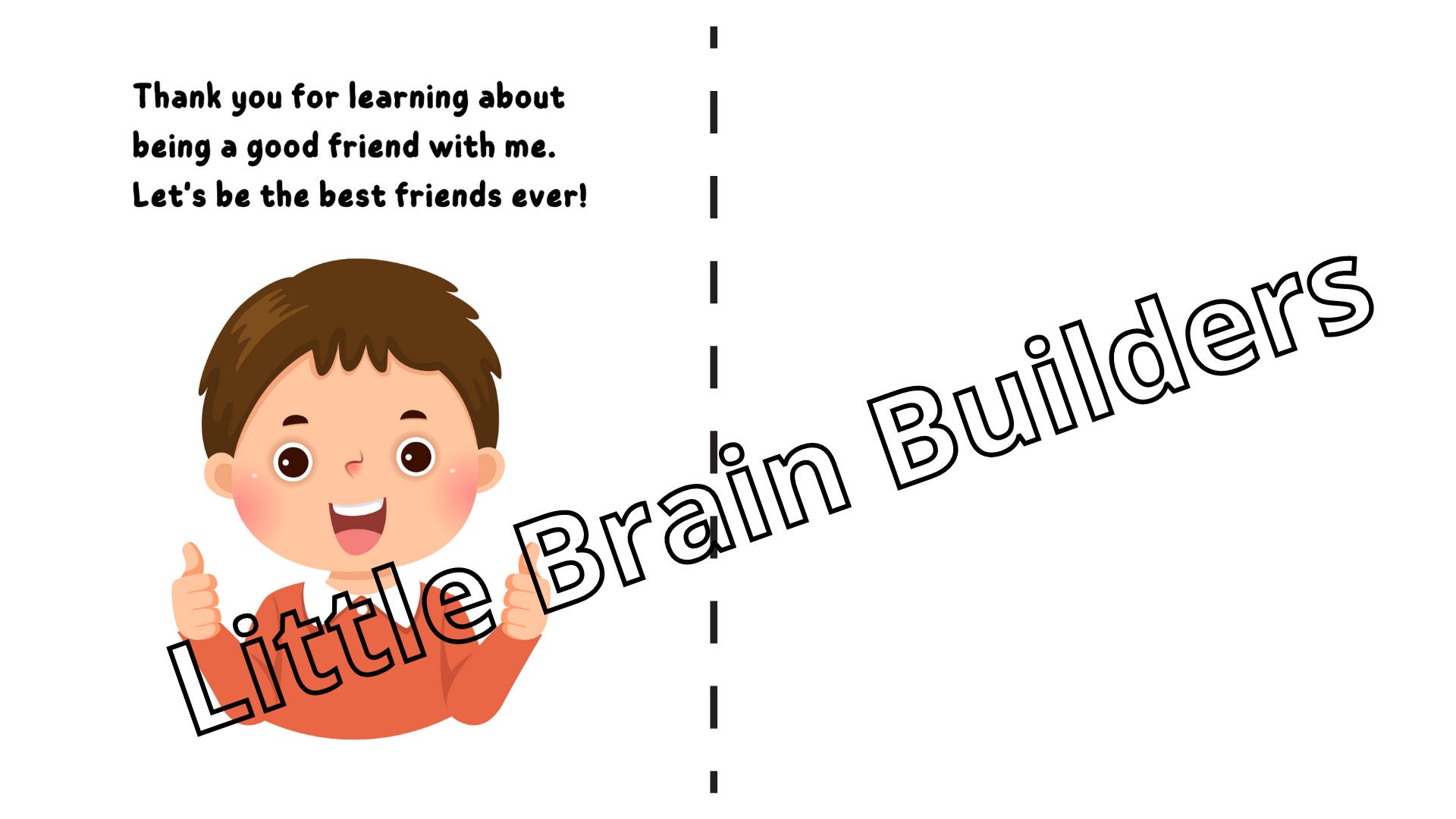 Printable Social Story About Friendship How to Be A Good - Etsy