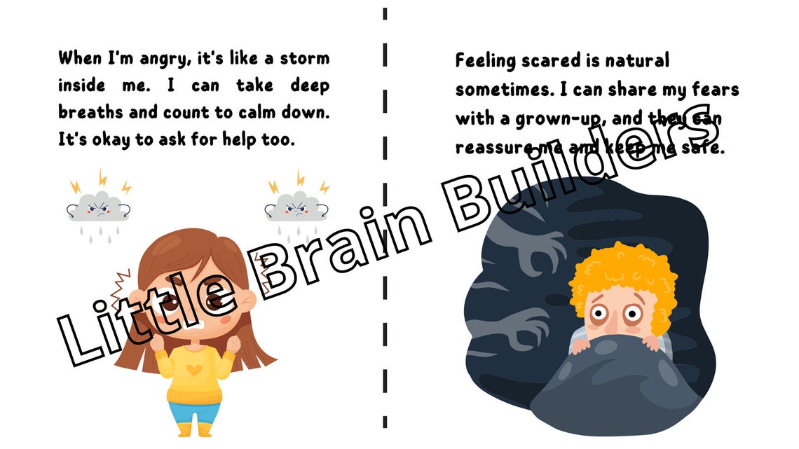 Dealing With Emotions Printable Social Story | Social Story About ...