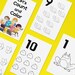 Math Coloring Pages for Kids | Count and Color (digital Download) - Etsy