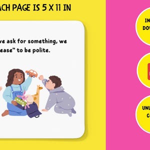 Social Story About Saying Please and Thank You | Printable Social Story ...