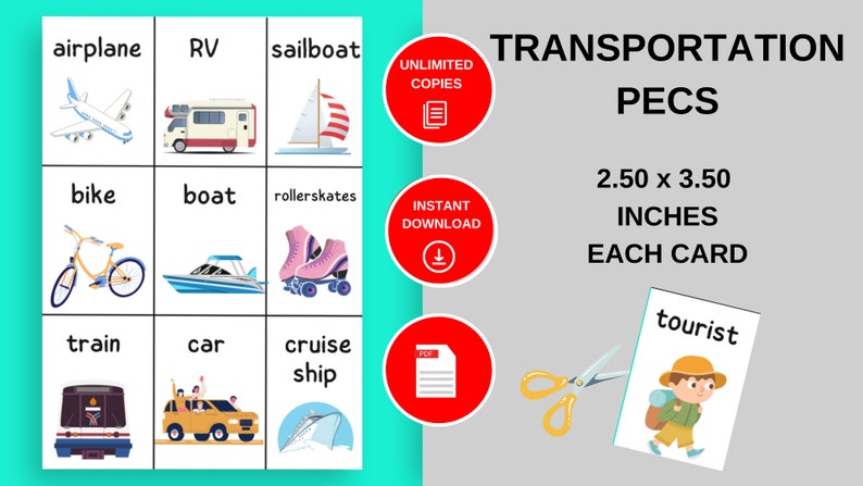 99 Printable Summer Pecs Cards for Kids | Visual Communication Summer Cards | Non Verbal ...