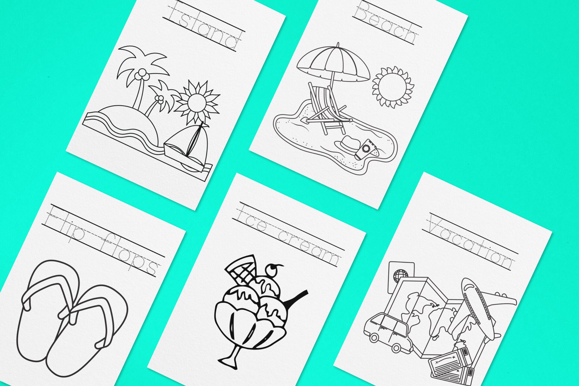 9 Printable Summer Coloring Pages for Kids | Fun Activity Coloring ...