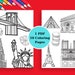 City Coloring Pages for Kids | Fun Activity Book (PDF) - Etsy