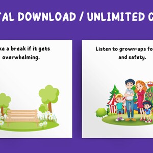 Social Story About Going to the Park | Printable Social Story | Digital ...