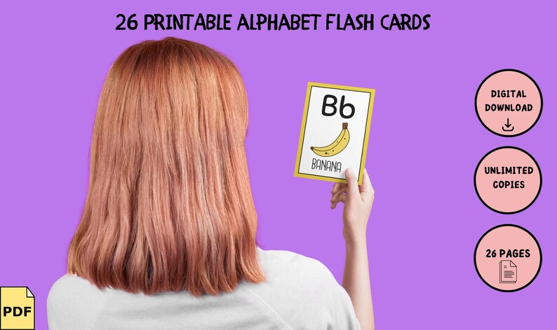 Alphabet Flashcards With Fruits and Vegetables | Educational Flashcards ...