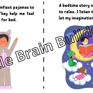 Getting Ready for Bed Printable Social Story for Kids | Going to Bed ...