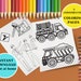 5 Printable Construction Coloring Pages for Kids | Fun Activity ...