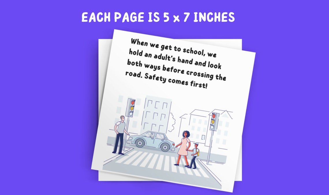 Car Safety Printable Social Story for Kids | Stay Safe in the Car ...