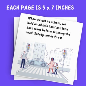 Car Safety Printable Social Story for Kids | Stay Safe in the Car ...