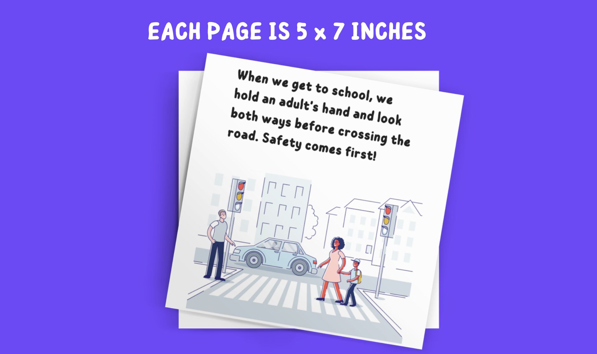 Car Safety Printable Social Story for Kids | Stay Safe in the Car ...