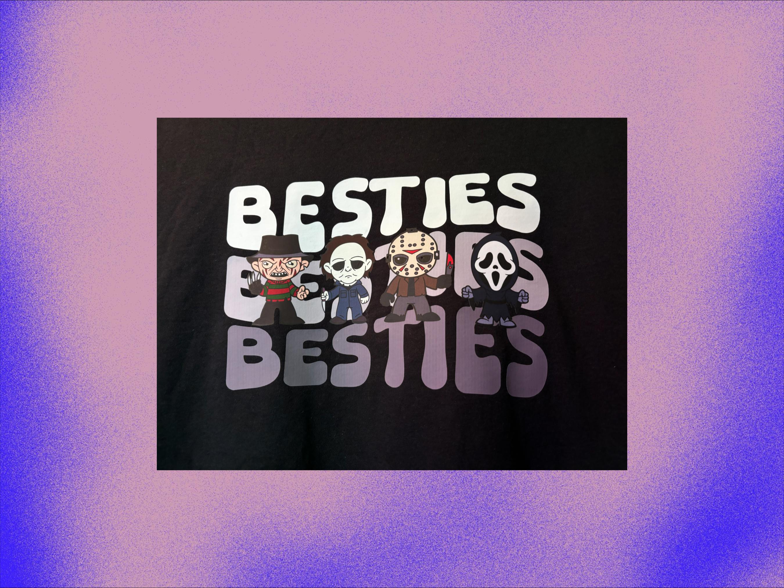 HORROR ICON BESTIES Freddy, Michael, Jason & Ghostface Chibi Bestie ...