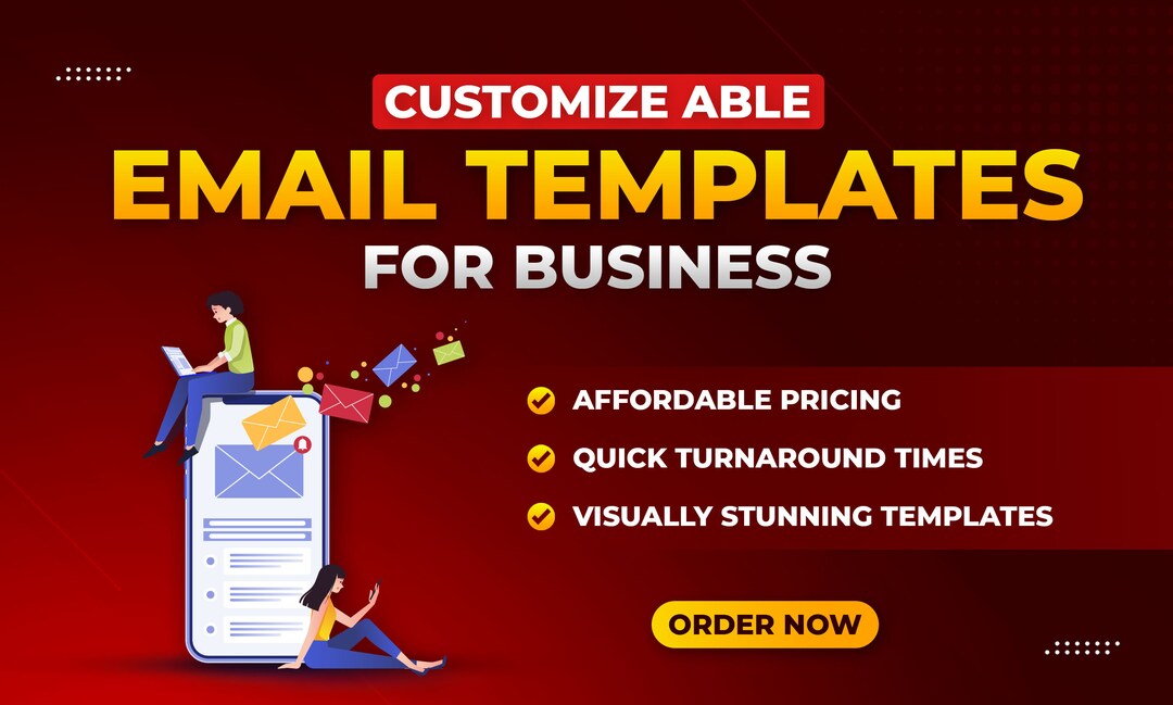 Customizable Business Email Templates - Etsy