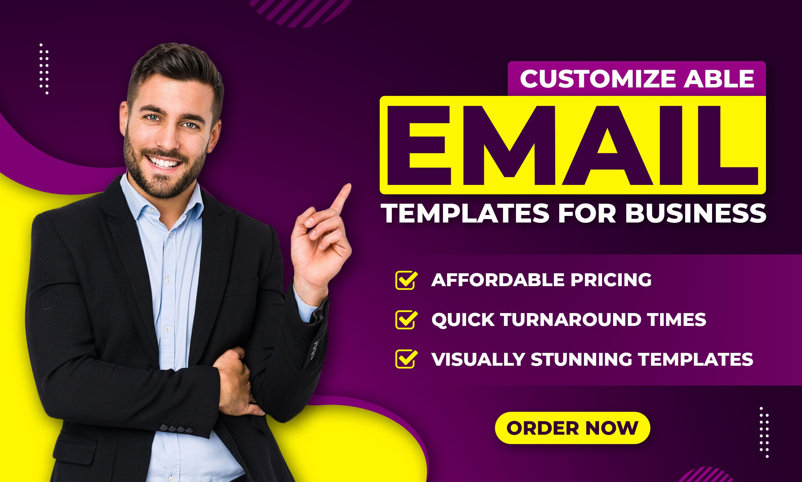 Customizable Business Email Templates - Etsy