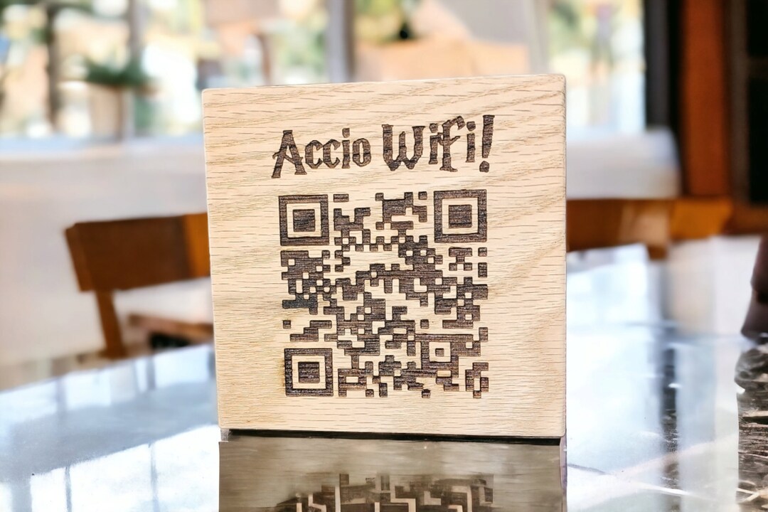 Harry Potter Wi-fi Sign QR Code Accio Wifi - Etsy