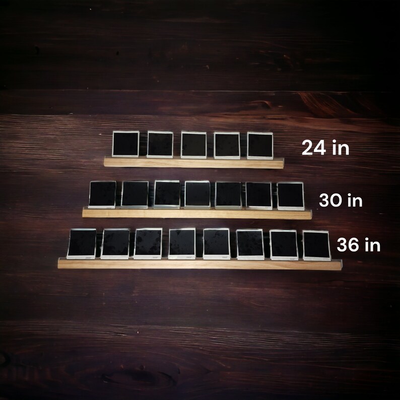 Polaroids Wooden Photo Display / Stand Showcasing Memories Your Way - Etsy