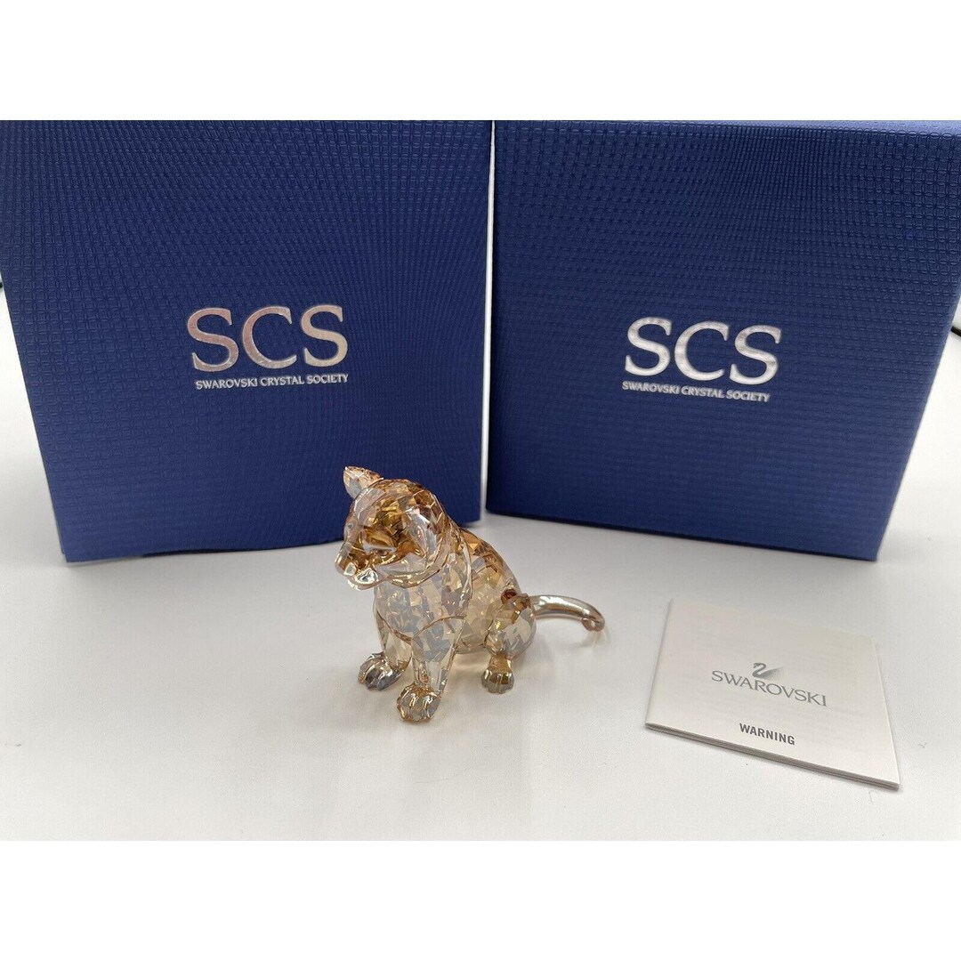 MIB Swarovski Crystal SCS 2016 Lion Cub Annual Edition Figurine 5135896 ...