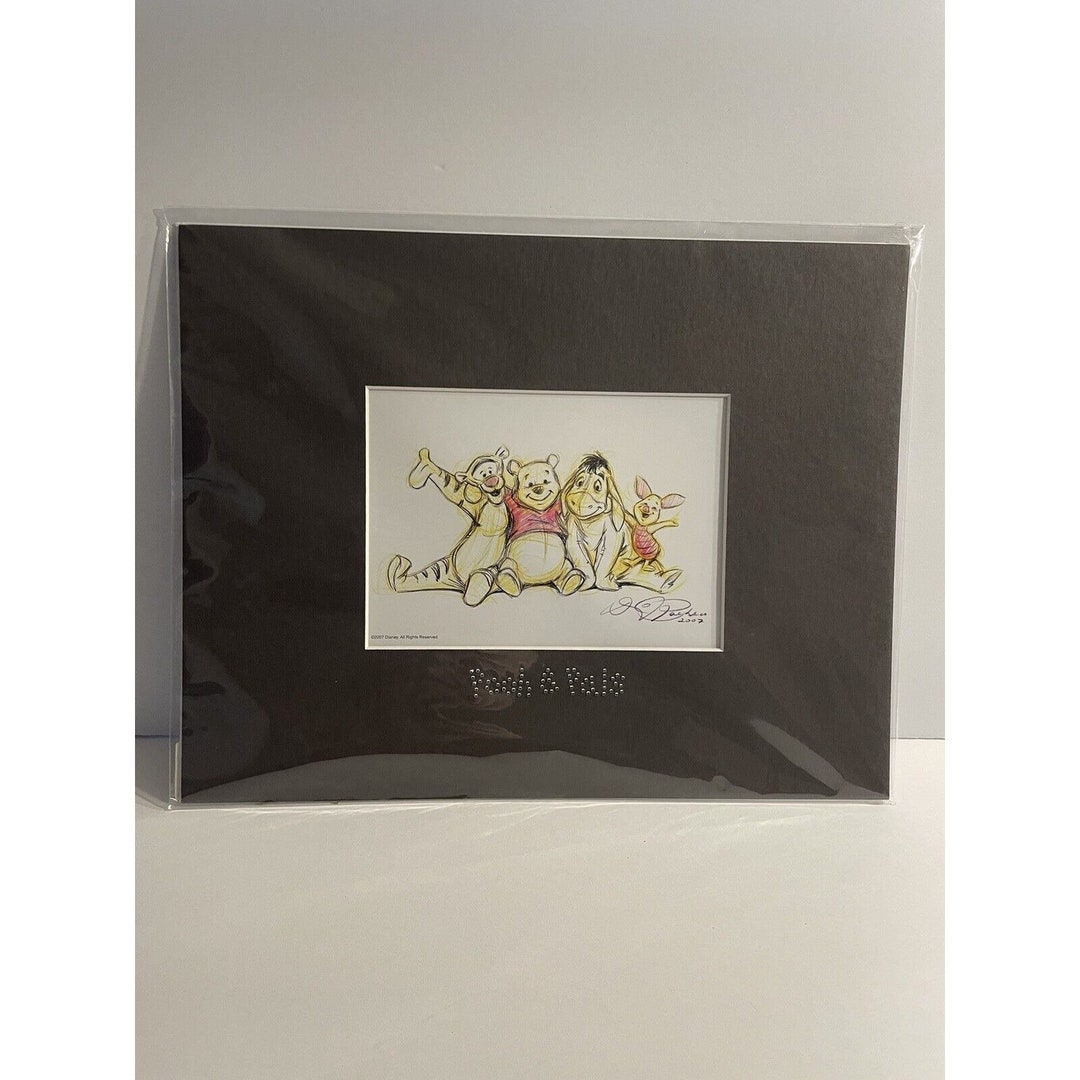 Swarovski Disney 2007 Pooh and Pals Crystal Lithograph Dave Pacheco ...