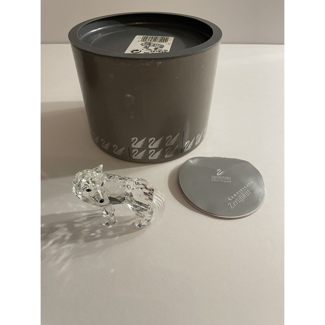 Swarovski Crystal Wolf Original Box & Certificate 207549 - Etsy