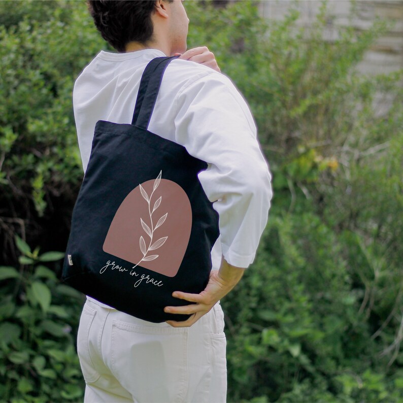 Christian Tote Bag Trendy Canvas Tote Faith Bag Religious Gift Bible ...