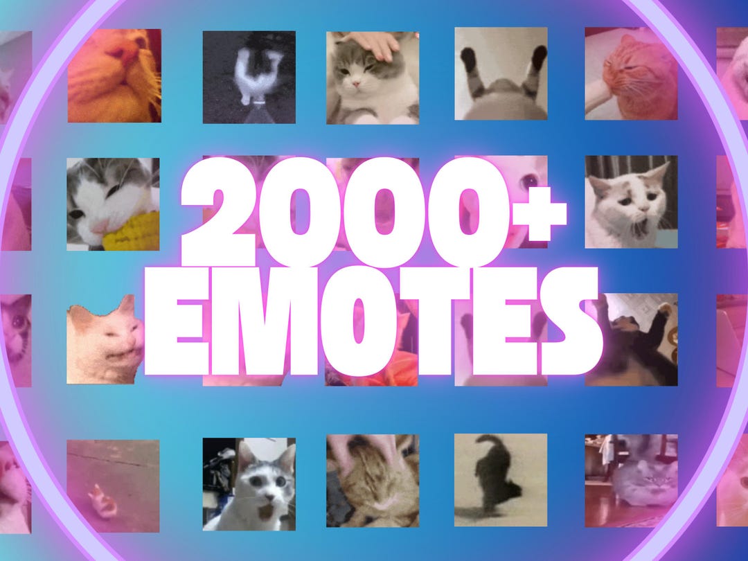 2,000+ Cat Emotes! – Discord Emote Pack | PNG & GIF Formats for Discord ...