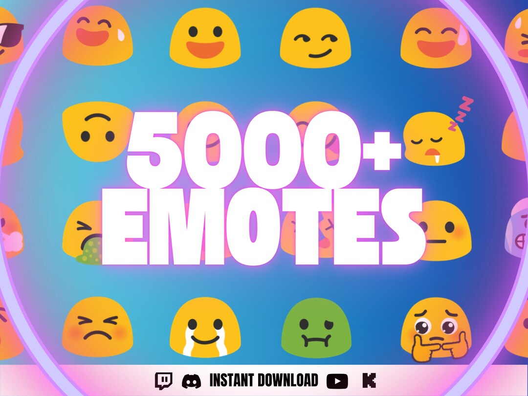 Giant 5000 Discord Blob Emote Collection Blob, Android Emoji Collection ...