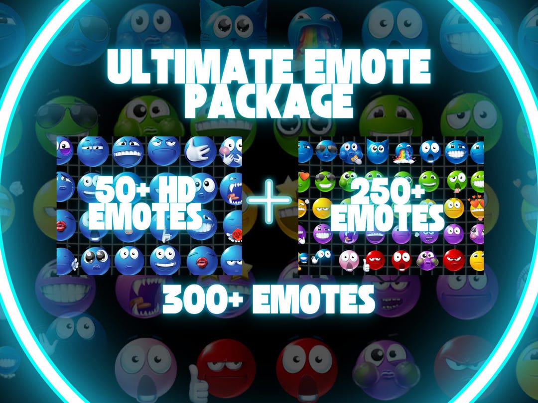 300 Discord Emote Pack Joobi Emote Package Deal PNG & GIF Formats for ...