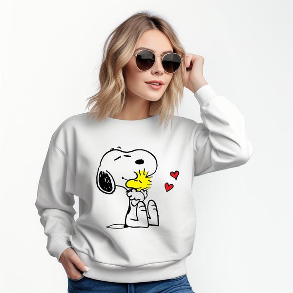 Snoopy Sweatshirt - Etsy