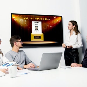 Premium Award Ceremony Animated Powerpoint Template - Virtual Awards ...